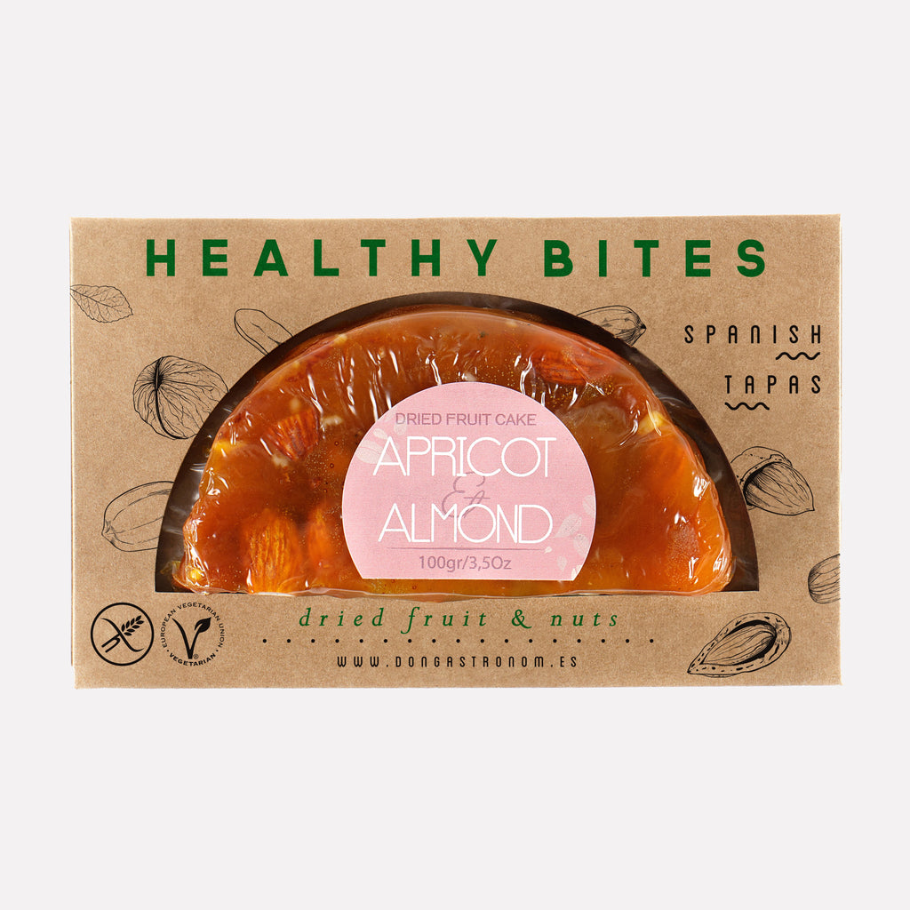 Healthy Bites Apricot & Almond dried fruitcake – Medineterranean