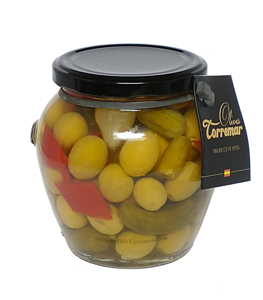 Torremar Spicy Cocktail Manzanilla Olives 580g Orcio – Medineterranean