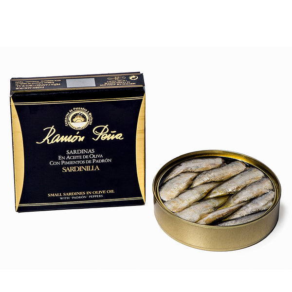 Ramon Pena Sardines in Olive Oil with Padron peppers – Medineterranean