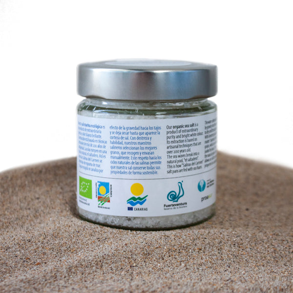 Organic Sea Salt 130g in recyclable jar – Medineterranean
