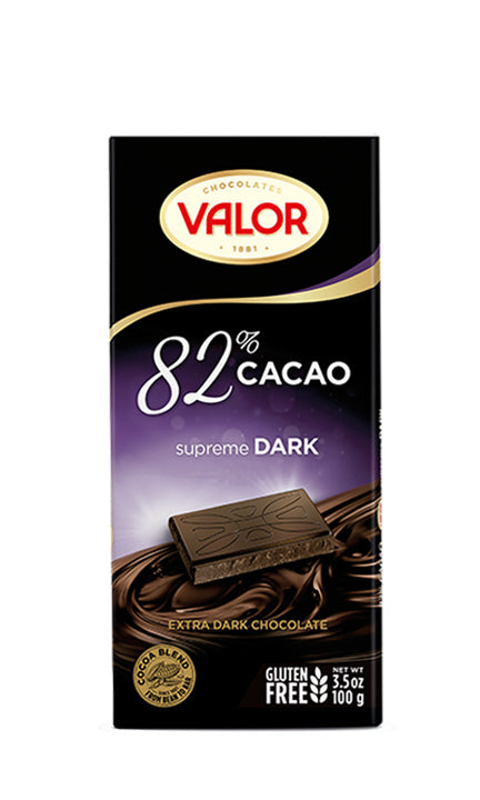 Valor 82% Dark Chocolate – Medineterranean