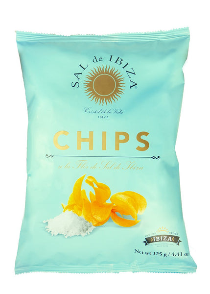 Sal de Ibiza Potato chips with Fleur de Sel 125g – Medineterranean